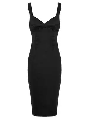MURMUR Haze Midi Dress - Black