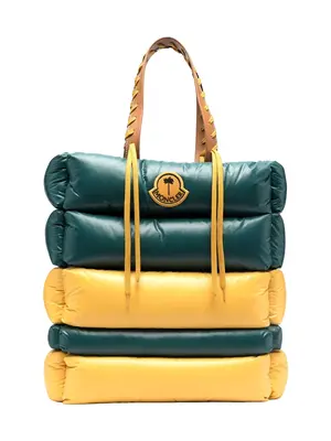 Palm Angels X Moncler Padded Tote Bag - Green