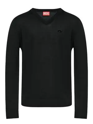 DIESEL® K-verim Pullover Sweater - Black