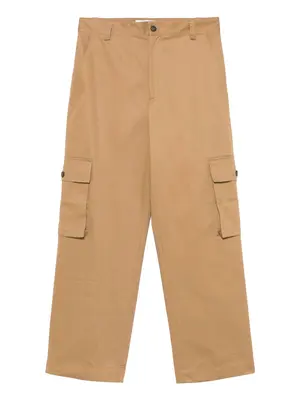 Maison Kitsuné Cotton Cargo Pants - Neutrals