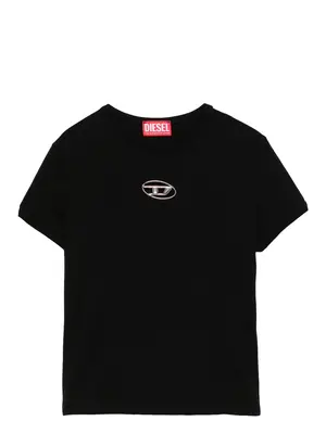 DIESEL T-uncutie-long-od T-shirt - Black