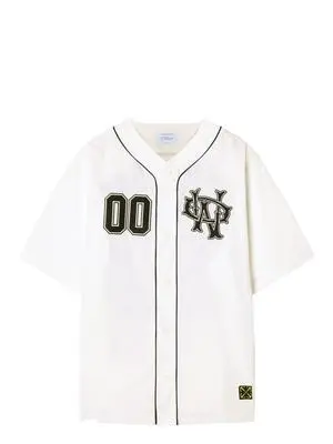 Off-White 00 Baseball Shirt - White