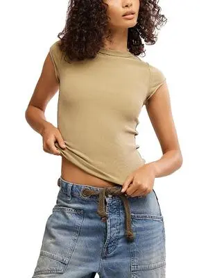 Free People Free People We The Free Ever Had Ribbed Top Python