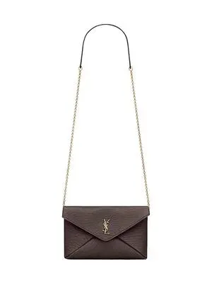 Saint Laurent Saint Laurent Cassandre Chain Pouch Santal