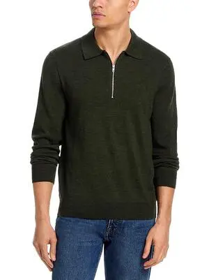 Nn07 Quarter Zip Polo Sweater - Dark Army