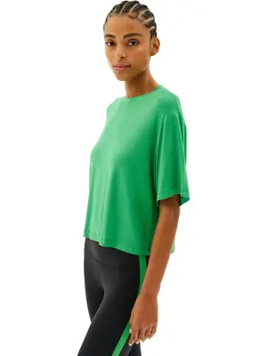 Splits59 SPLITS59 Djuna Oversized Jersey Tee Grass