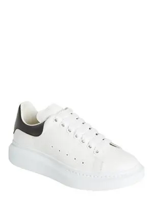 Alexander McQueen Oversized Leather Sneaker White/ Black