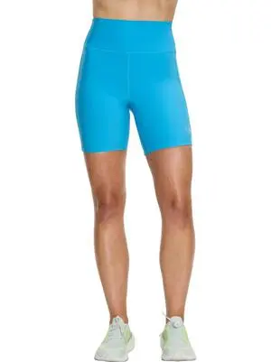 PELOTON 7" High-rise Pocket Bike Short - Bright Cyan