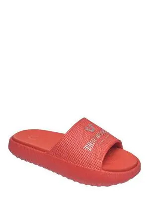 True Religion Meg Pool Slide - Red