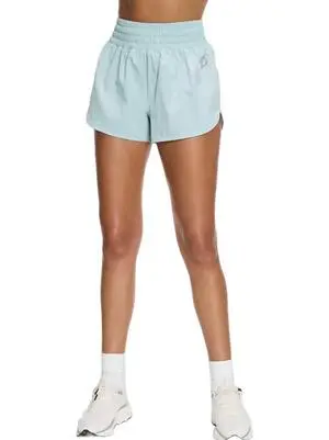 PELOTON High-rise 3" Run Short - Blue Fog