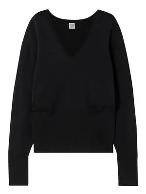 TOTEME Wool-blend Sweater - Black