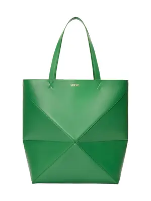 Loewe Loewe Extra Large Puzzle Fold Tote Bag Green