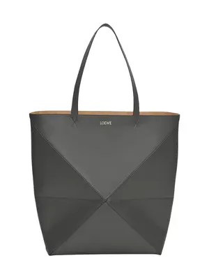 Loewe Extra Large Puzzle Fold Tote Bag - Grey