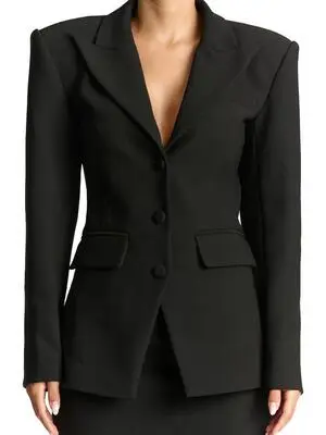 Naked Wardrobe Naked Wardrobe Fitted Blazer Black