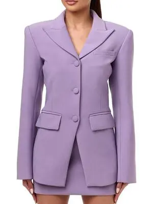 Naked Wardrobe Naked Wardrobe Fitted Blazer Lavender