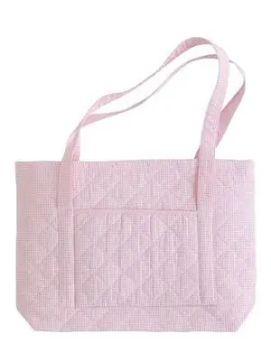 LITTLE ENGLISH Quilted Tote - Light Pink