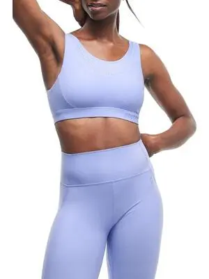 PELOTON Cadent Laser Perforated Bra - Ice Blue