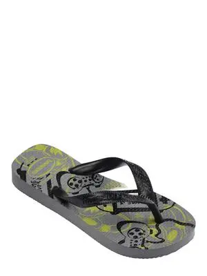 Havaianas Havaianas Printed Flip-Flops Steel Grey