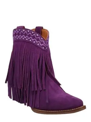 DINGO Dingo Tapadero Western Boots Purple