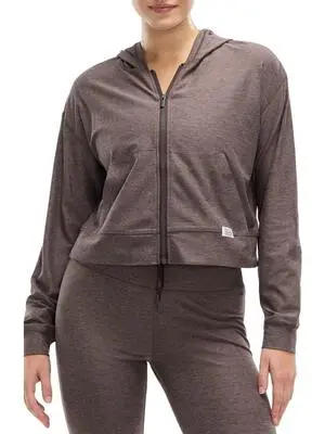 PELOTON Dreamblend Full-Zip Sweatshirt Cocoa