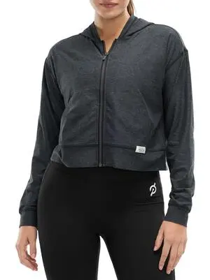 PELOTON Dreamblend Full-Zip Sweatshirt Dark Heather Grey