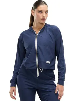 PELOTON Dreamblend Full-Zip Sweatshirt Deep Navy