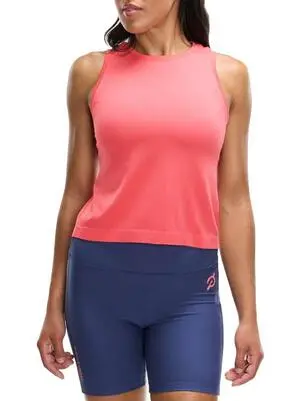 PELOTON Seamless Muscle Tank - Coral