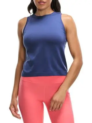 PELOTON Peloton Seamless Muscle Tank Deep Cobalt