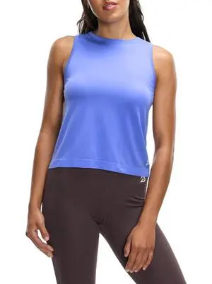PELOTON Seamless Muscle Tank - Periwinkle Blue