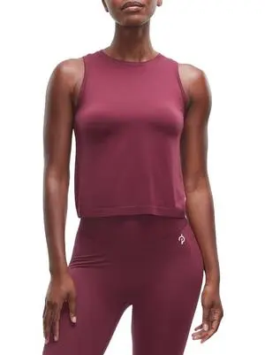 PELOTON Seamless Muscle Tank - Red Grape