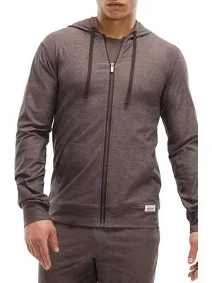 PELOTON Dreamblend Full Zip Hoodie Cocoa