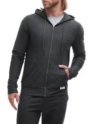 PELOTON Dreamblend Full Zip Hoodie Heather Grey