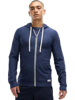 PELOTON Dreamblend Full Zip Hoodie Navy Blue