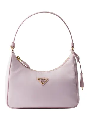 Prada Re-edition 2005 Re-nylon And Saffiano Mini Bag - Alabaster