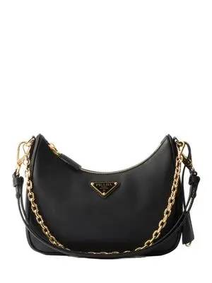 Prada Re-edition Mini Saffiano Leather Bag - Black