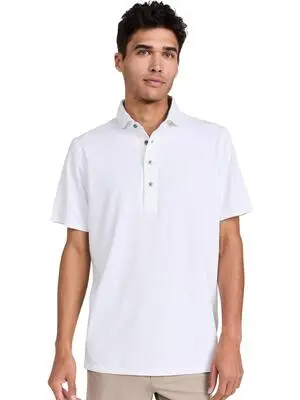 Greyson Tala Lightweight Airflow Jersey Polo - Arctic