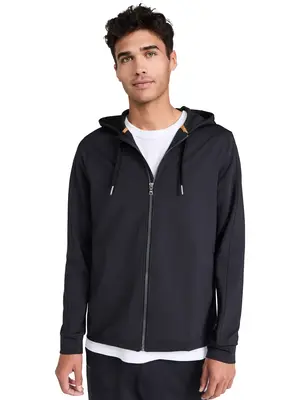 RHONE Spar Full Zip Hoodie V2 - Black