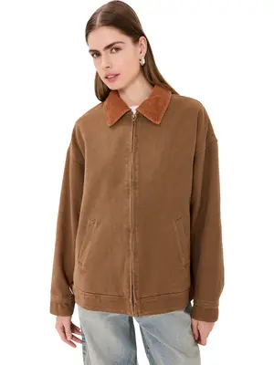 Lioness Workwear Barn Jacket - Chocolate