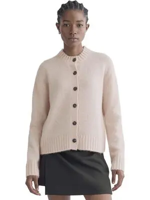 Everlane Crew Cardigan - Soft Rose