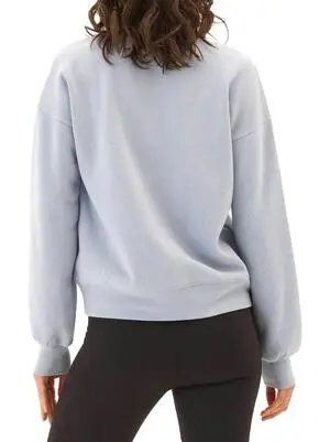 THREADS 4 THOUGHT Threads 4 Thought Constance Triblend Half Zip Pullover Sweatshirt Sea Mist