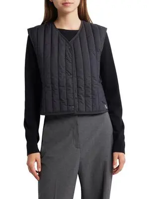 Rains Rains Banja Water Resistant Crop Liner Vest Navy