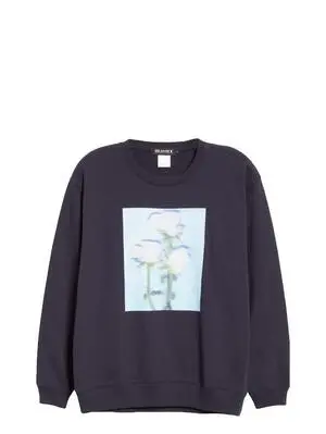 BEAMS Koji Yamaguchi Graphic Sweatshirt - Navy