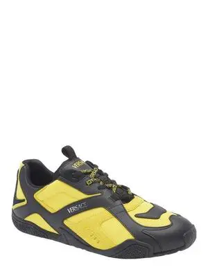 Versace Versace Logo Sneakers Yellow Black