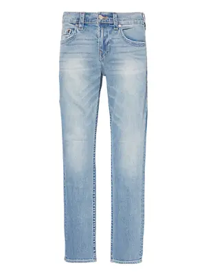 True Religion Rocco Relaxed-fit Skinny-leg Stretch-denim Jeans - Brilliant Med Wash