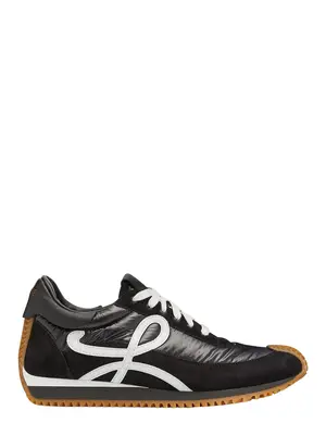 Loewe Flow Retro Runner Sneakers Black White-1