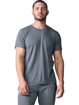 Alo Yoga Triumph T-shirt - Steel Grey