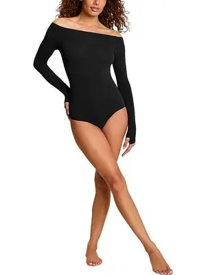 Commando Ballet Bodysuit - Black