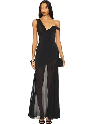 CAMILA COELHO Cecily Gown - Black