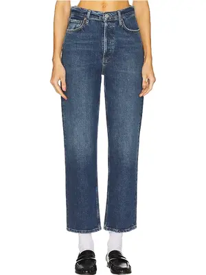 AGOLDE 90's Pinch Waist Crop Jeans - Solace