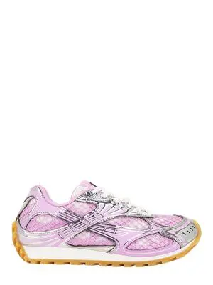 Bottega Veneta Orbit Sneakers - Gloss & Silver